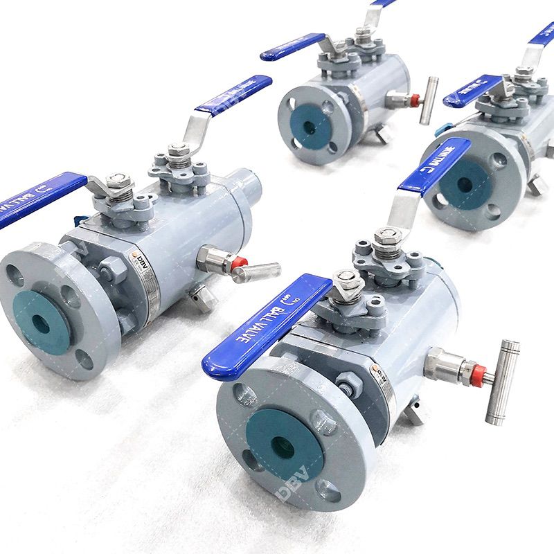 Double block and bleed Valve 3/4 inch Class 600 - Floating ball valves